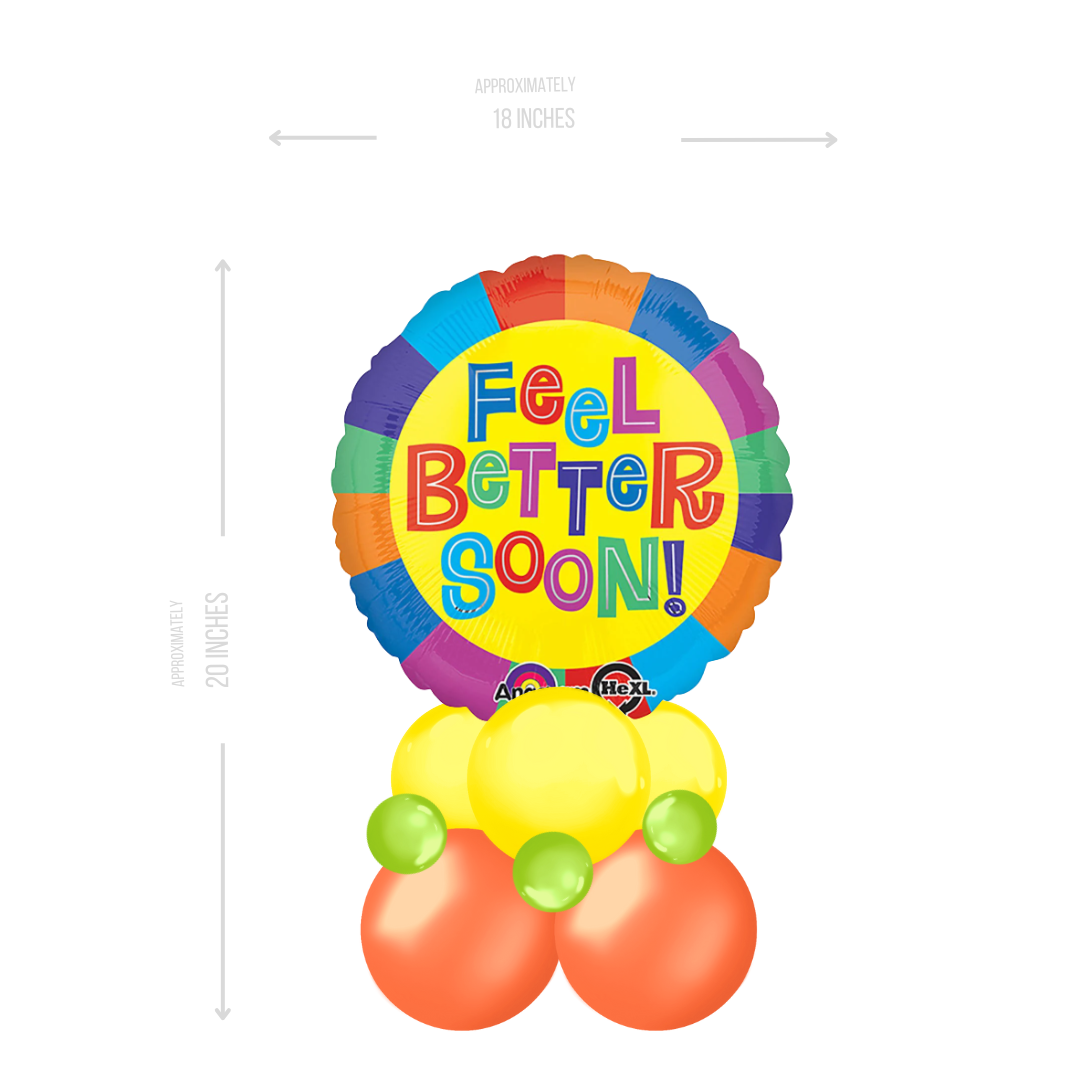 Get Well Balloon Centerpiece - BalloonZilla