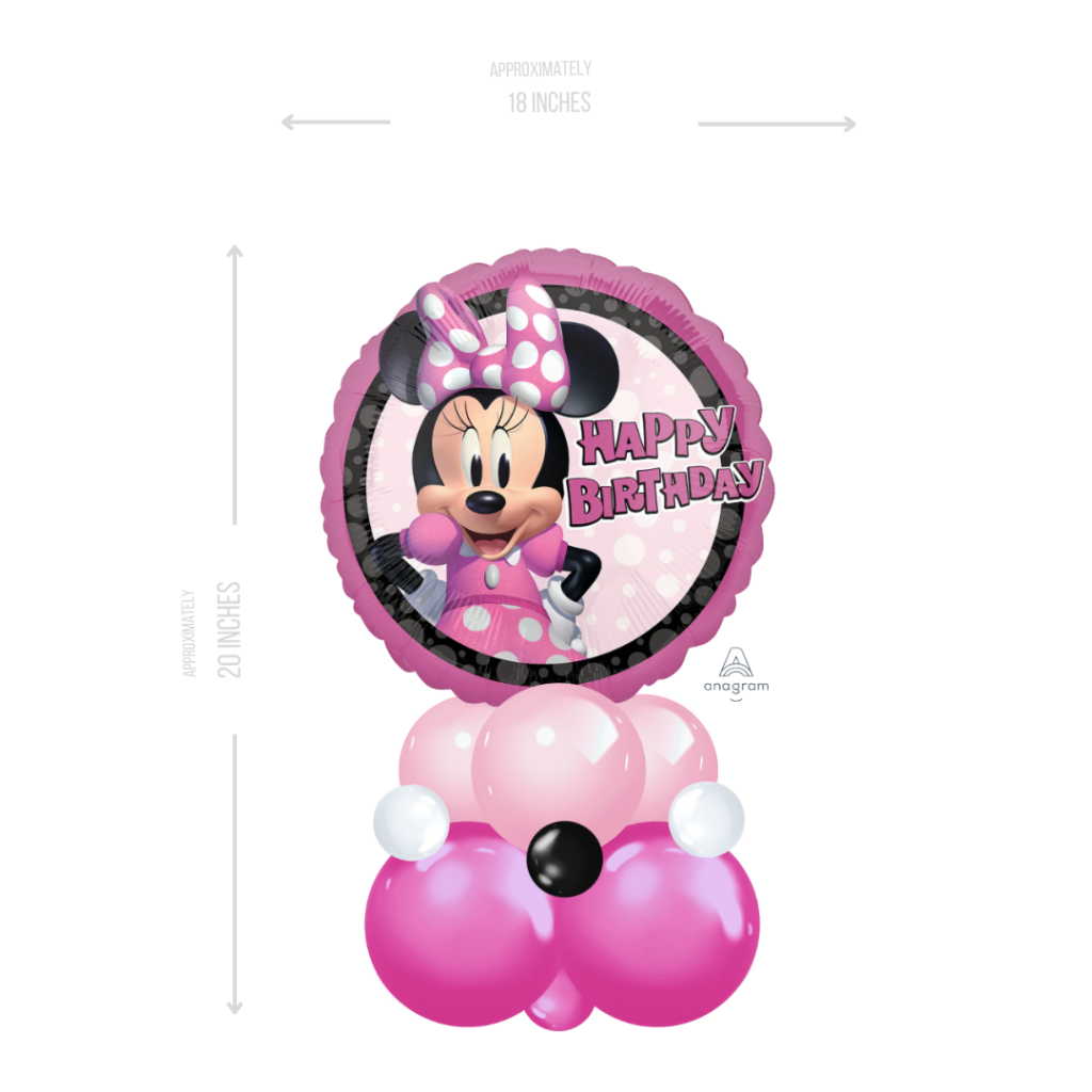 Minnie Mouse Balloon Centerpiece - BalloonZilla