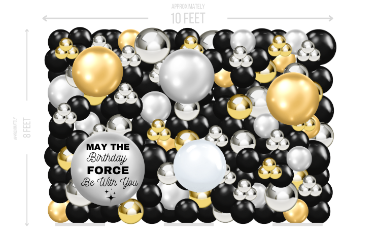 Star Wars Balloon Wall - Simple - BalloonZilla