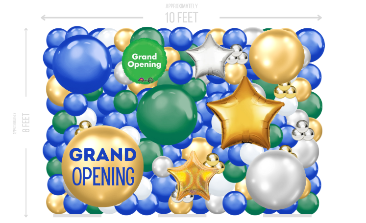 Grand Opening Balloon Wall - Fancy - BalloonZilla