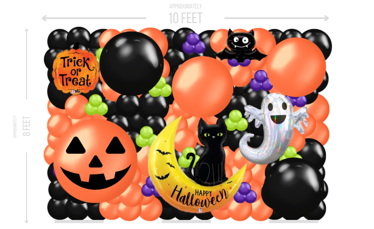 Halloween Balloon Wall - Fancy - BalloonZilla